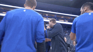 Whats Up Hug GIF by NBA - Find & Share on GIPHY