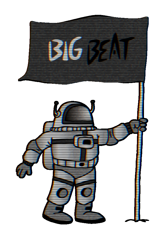 Big Beat Space Sticker by Big Beat Records for iOS & Android | GIPHY