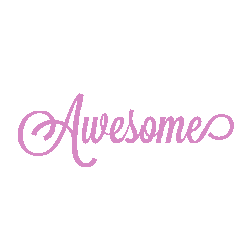The Word Awesome Gif