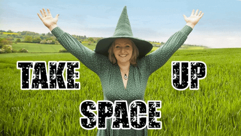 Take Up Space GIFs - Get the best GIF on GIPHY