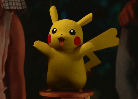 Pikachu Electricity Gif