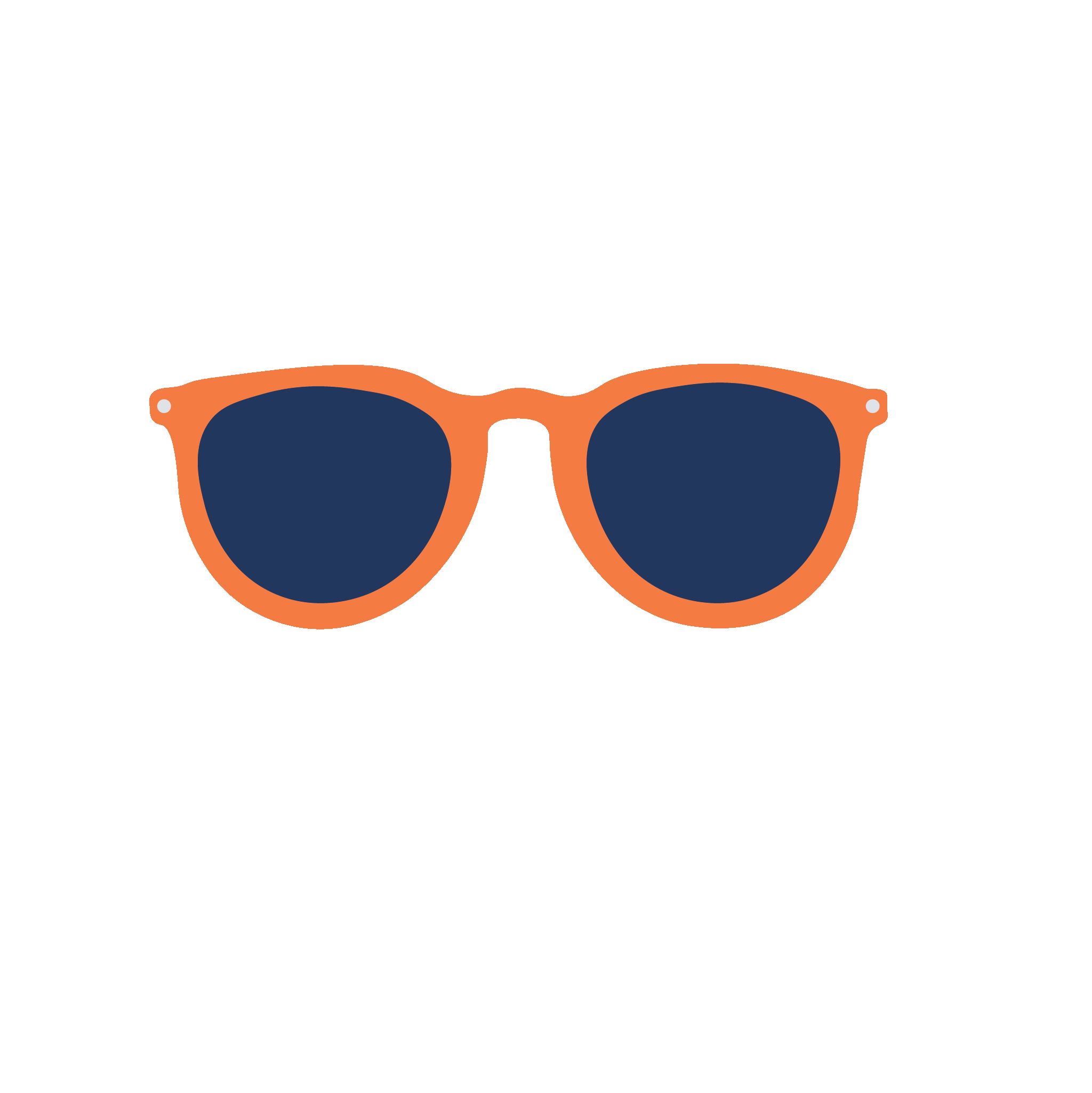 University Of Virginia Sunglasses Sticker by UVA Alumni Association for ...