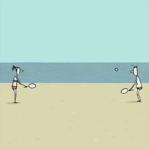 Beach-rackets GIFs - Get the best GIF on GIPHY
