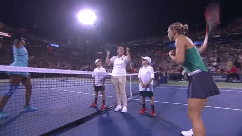 Swinging Warm Up GIF by WTA - Find & Share on GIPHY