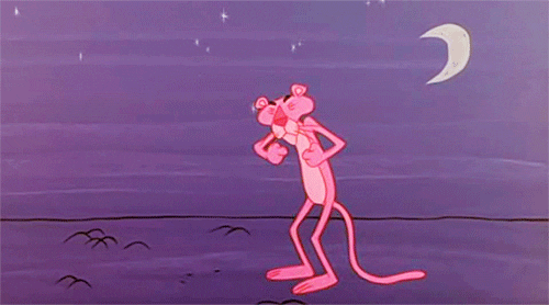 Pink Panther Sneaking Gif