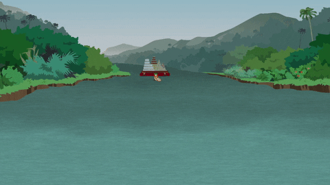 River Animation Gif