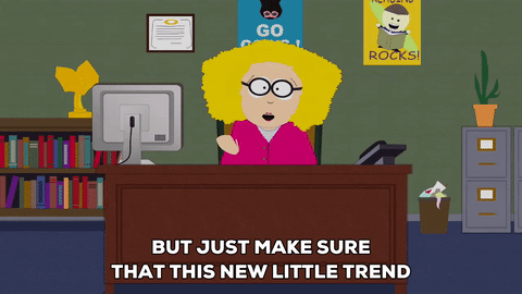 Principal Victoria Talking GIF by South Park - Find & Share on GIPHY