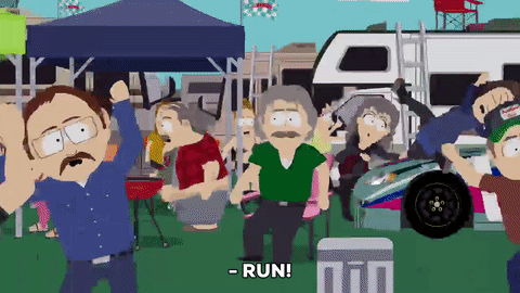 Wind Running GIF by South Park - Find & Share on GIPHY