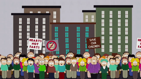 Women Protesting GIF by South Park - Find & Share on GIPHY