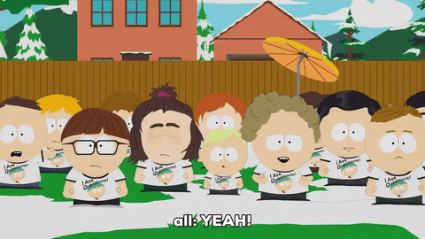 Happy Cheering GIF by South Park - Find & Share on GIPHY