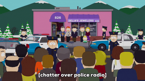 Police Talking GIF by South Park - Find & Share on GIPHY