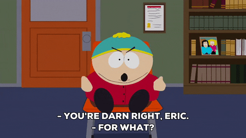 Yelling Eric Cartman GIF by South Park - Find & Share on GIPHY
