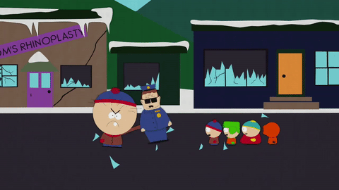 Eric Cartman Cop GIF by South Park - Find & Share on GIPHY