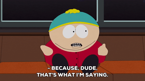 Sitting Eric Cartman GIF by South Park - Find & Share on GIPHY
