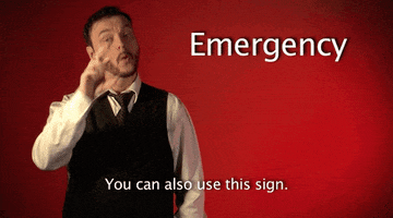 Emergency Signs GIFs on GIPHY - Be Animated
