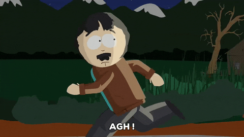 Run Away Scared Gif