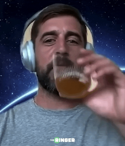 Drunk Aaron Rodgers GIF by The Ringer - Find & Share on GIPHY