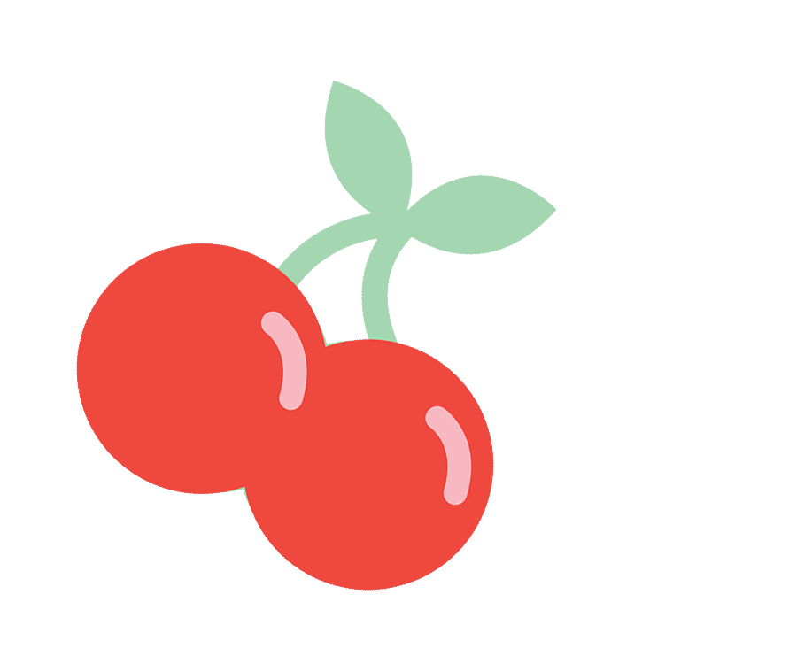 Cherry Sticker by Oh Happy Day for iOS & Android | GIPHY