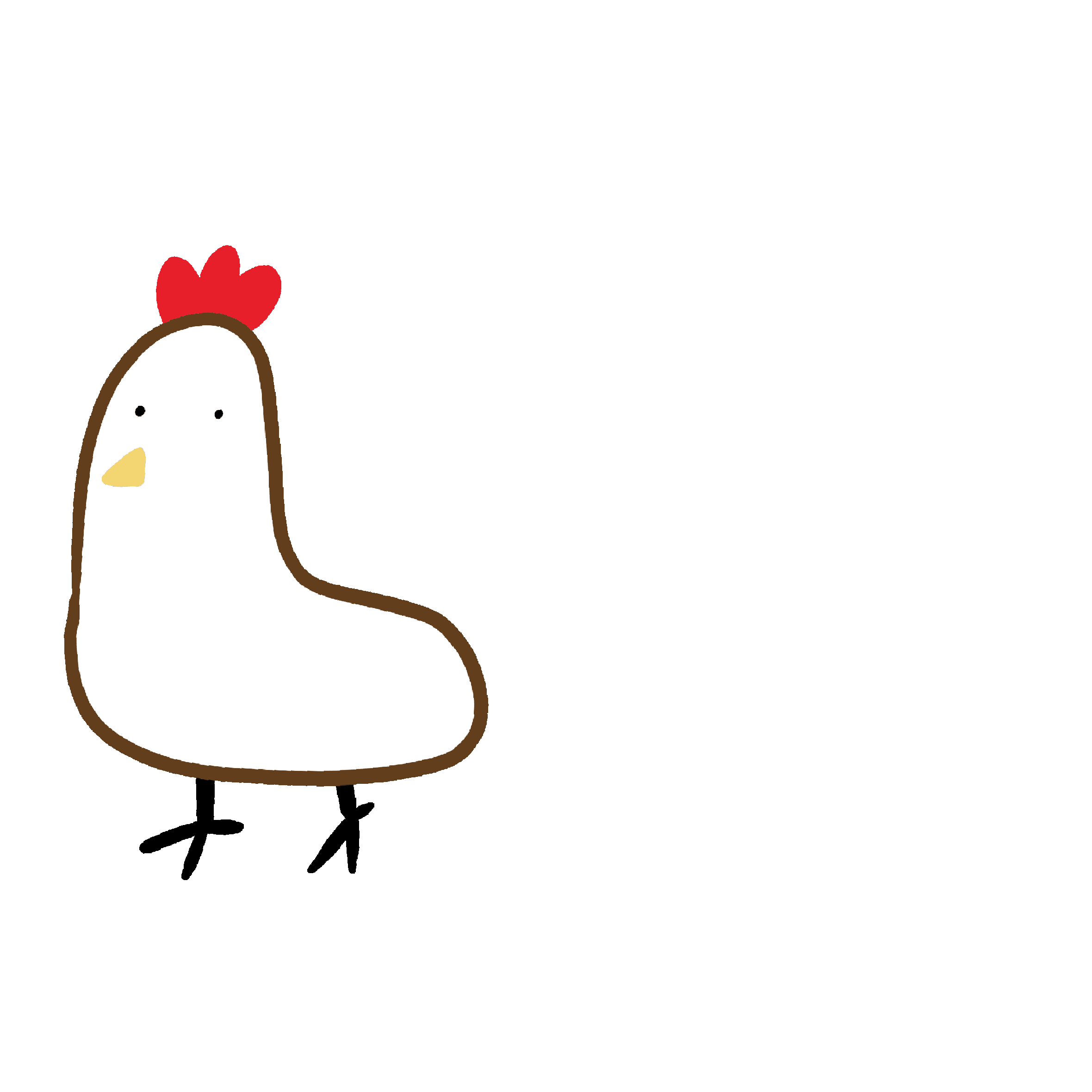 Chicken Hen Sticker for iOS & Android | GIPHY