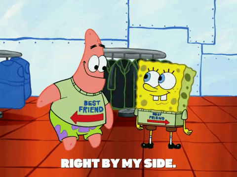 Spongebob And Patrick Best Friends Gif
