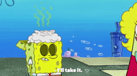 Spongebob Brain Fire Gif