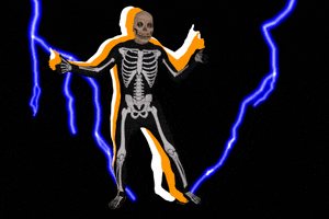 These Spooky Skeleton GIFs Will Make You Laugh by Reaction GIFs | GIPHY
