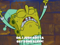 Spongebob Sleeping Gif