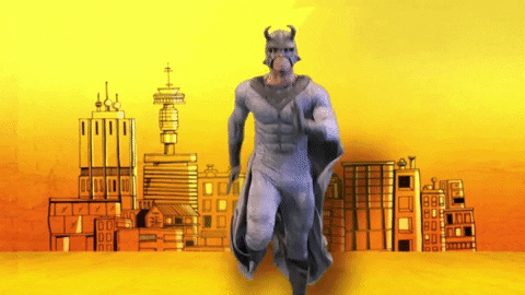 Super Hero Running Gif By #MtnbrightsideGIF - Find & Share on GIPHY