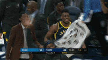 Dance Around Indiana Pacers GIF by NBA - Find & Share on GIPHY