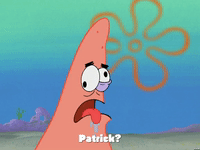 Surprised Patrick Transparent Gif