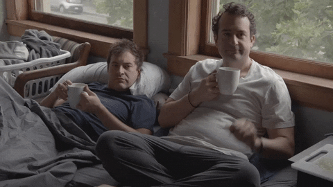 New trending GIF tagged hello hi togetherness 2×04… | Trending Gifs