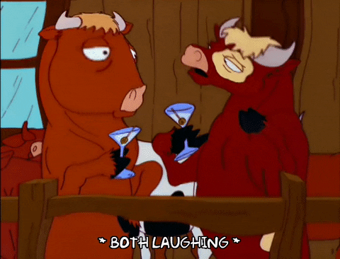 Cows Laughing GIFs - Get the best GIF on GIPHY
