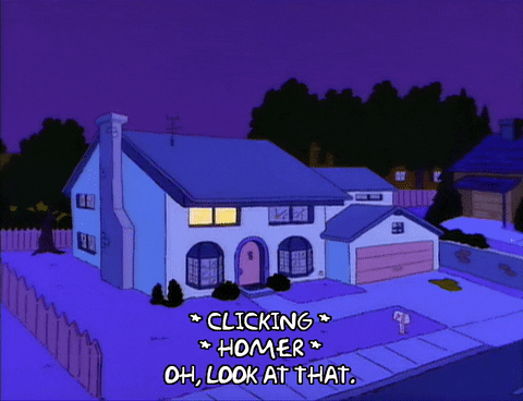 Simpsons House At Night GIFs - Get the best GIF on GIPHY
