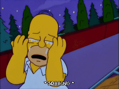 Sad Homer Simpson GIF - Find & Share on GIPHY