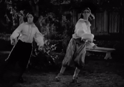 Classic Film Cockeyed Cavaliers GIF by Warner Archive - Find & Share on ...