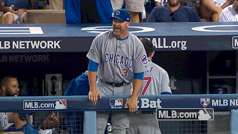 Screaming Chicago Cubs GIF by MLB - Find & Share on GIPHY