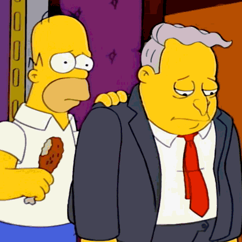 Sad Homer Simpson GIF by Rodney Dangerfield - Find & Share on GIPHY