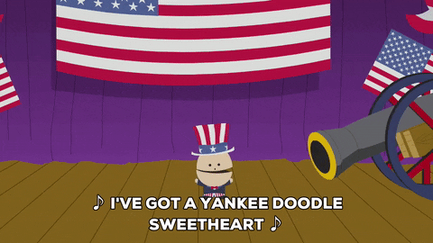 Yankee Doodle Dandy Singing GIF by South Park - Find & Share on GIPHY