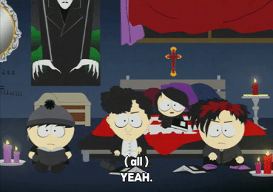 Emo Goth Kids GIF by South Park - Find & Share on GIPHY