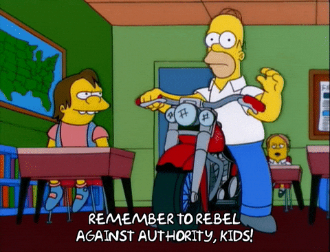 Remember To Rebel Against Authority Kids GIFs - Get the best GIF on GIPHY