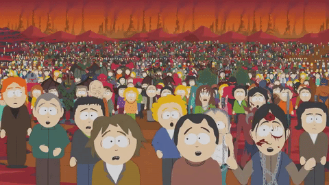 Scared GIF by South Park - Find & Share on GIPHY