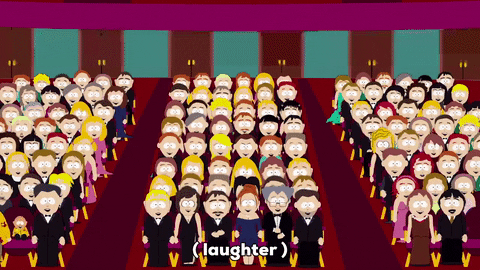 Crowd Laughing GIF by South Park - Find & Share on GIPHY