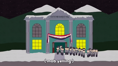 Mob Yelling GIFs - Get the best GIF on GIPHY