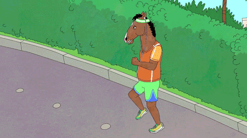 Out Of Shape Running GIF by BoJack Horseman - Find & Share on GIPHY