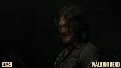 Daryl Dixon Crying Gif