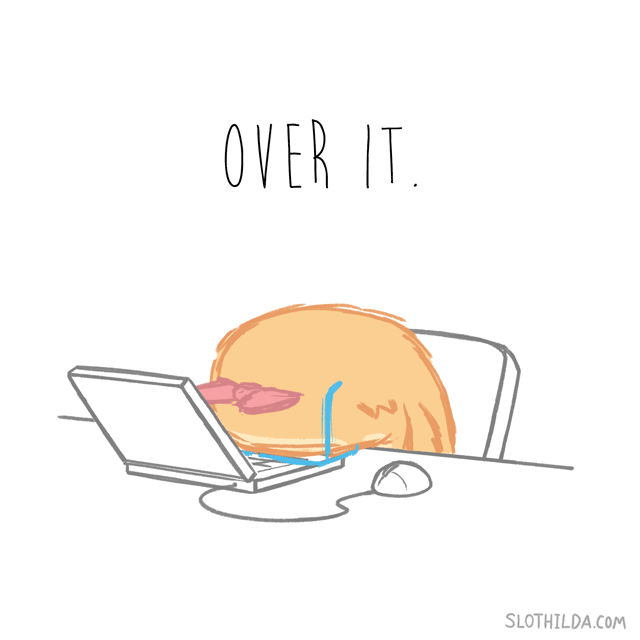 Tired Late Night GIF by SLOTHILDA - Find & Share on GIPHY