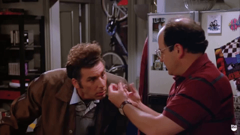 Man Hands Seinfeld