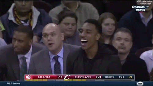 New trending GIF tagged nba basketball clapping atlanta… | Trending Gifs