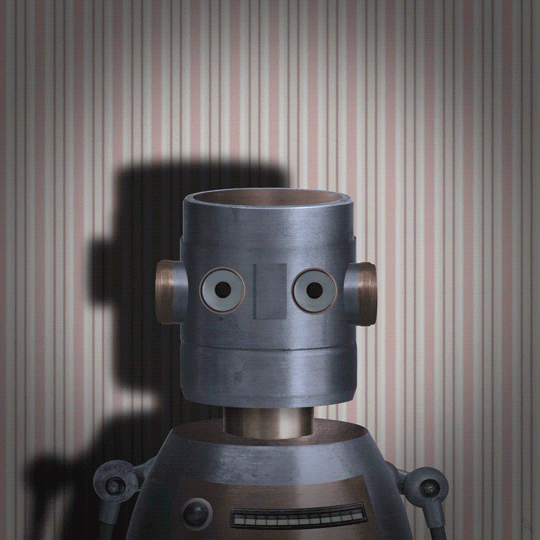 Art Robot GIF by Colin Raff - Find & Share on GIPHY