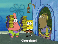 Spongebob Chocolate Guy Gif